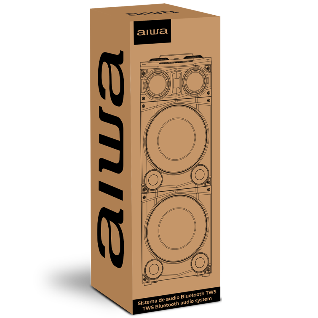 Sistema de Audio con 2500W PMPO | AWPOC10L | Aiwa Store Panamá | Sound ...